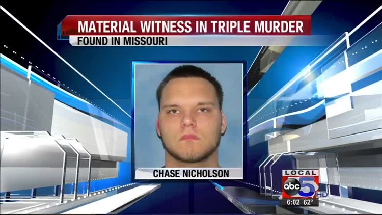 Chase Nicholson brought back to Iowa, booked into Polk County Jail ...