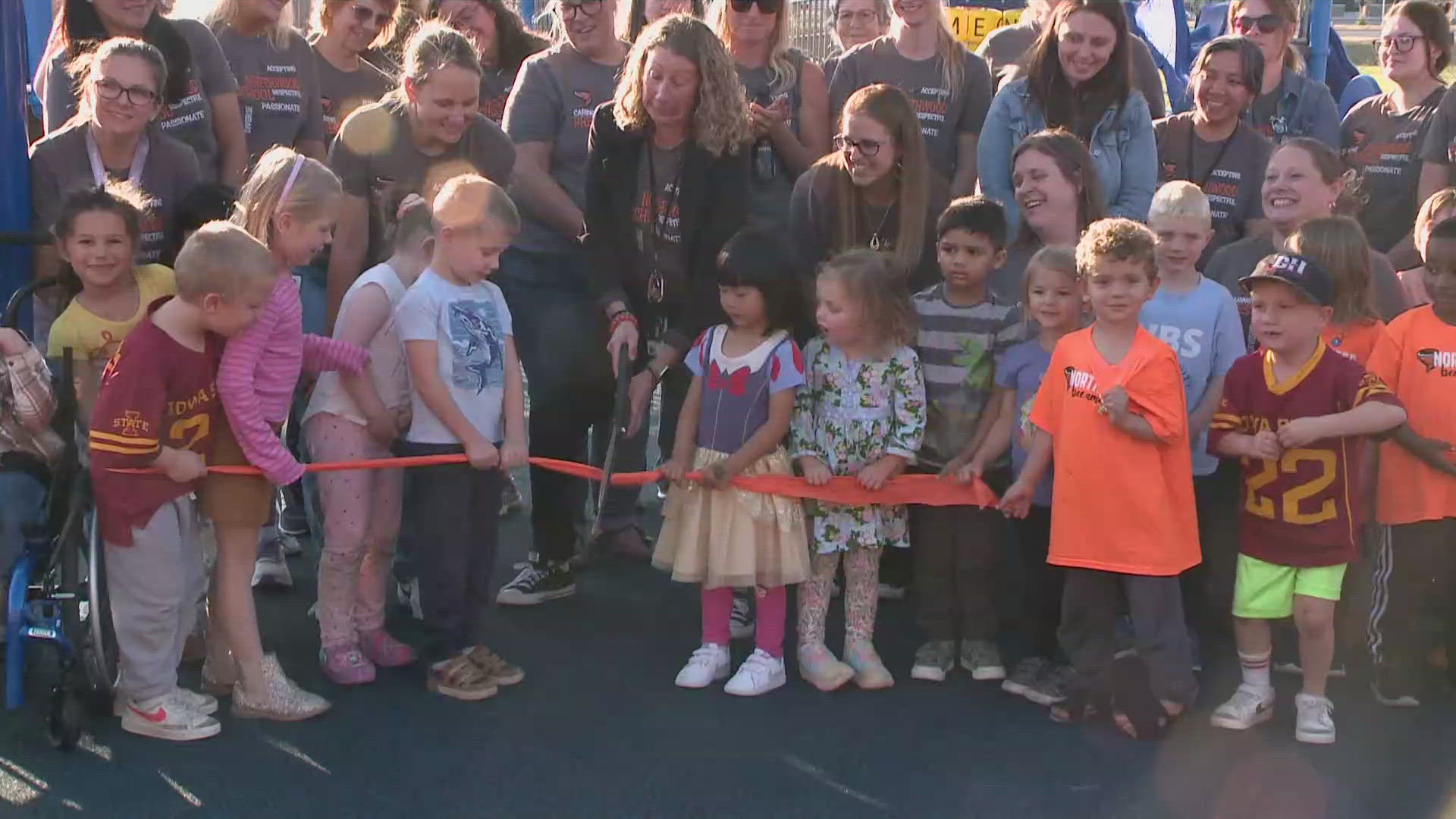 Inclusive playground opens at Ames preschool, urged by students ...