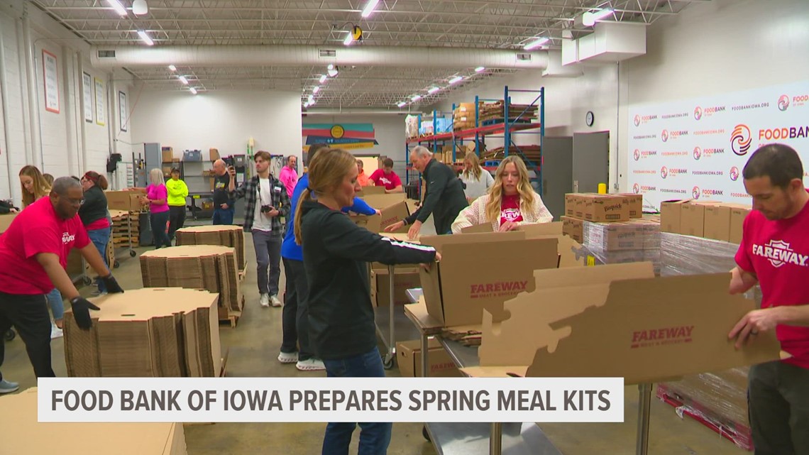 Food Bank of Iowa prepares springtime meal kits | weareiowa.com
