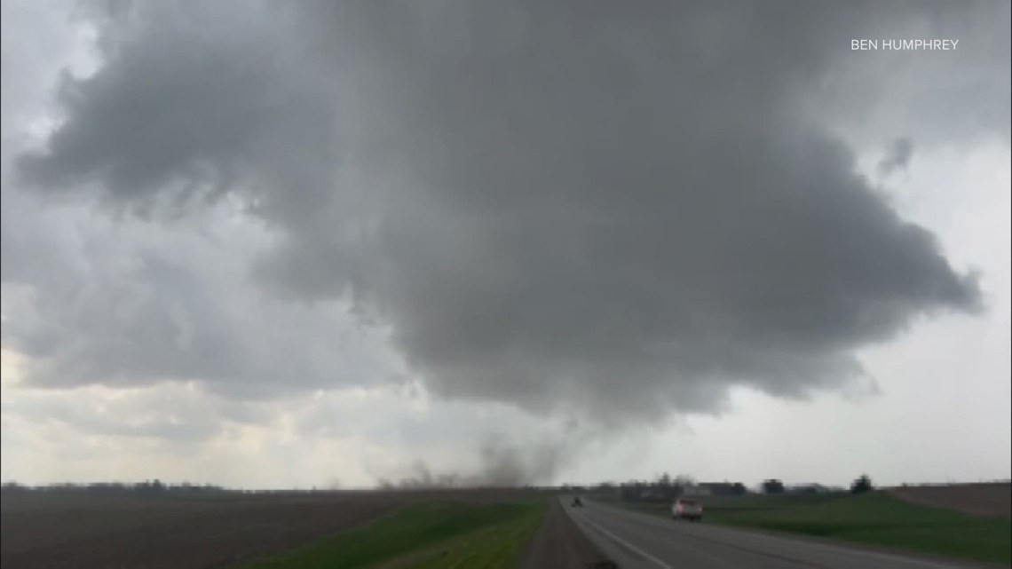 Severe storms bring large hail, brief tornadoes to central Iowa | wqad.com