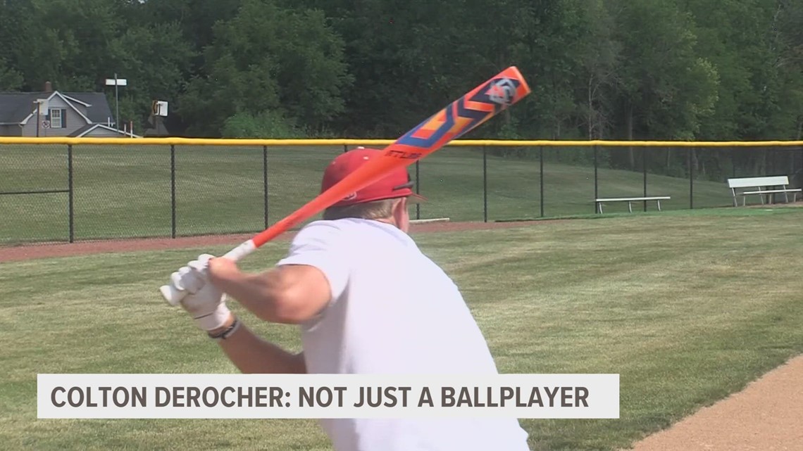 Meet senior Colton DeRocher, Central College's star hitter | weareiowa.com