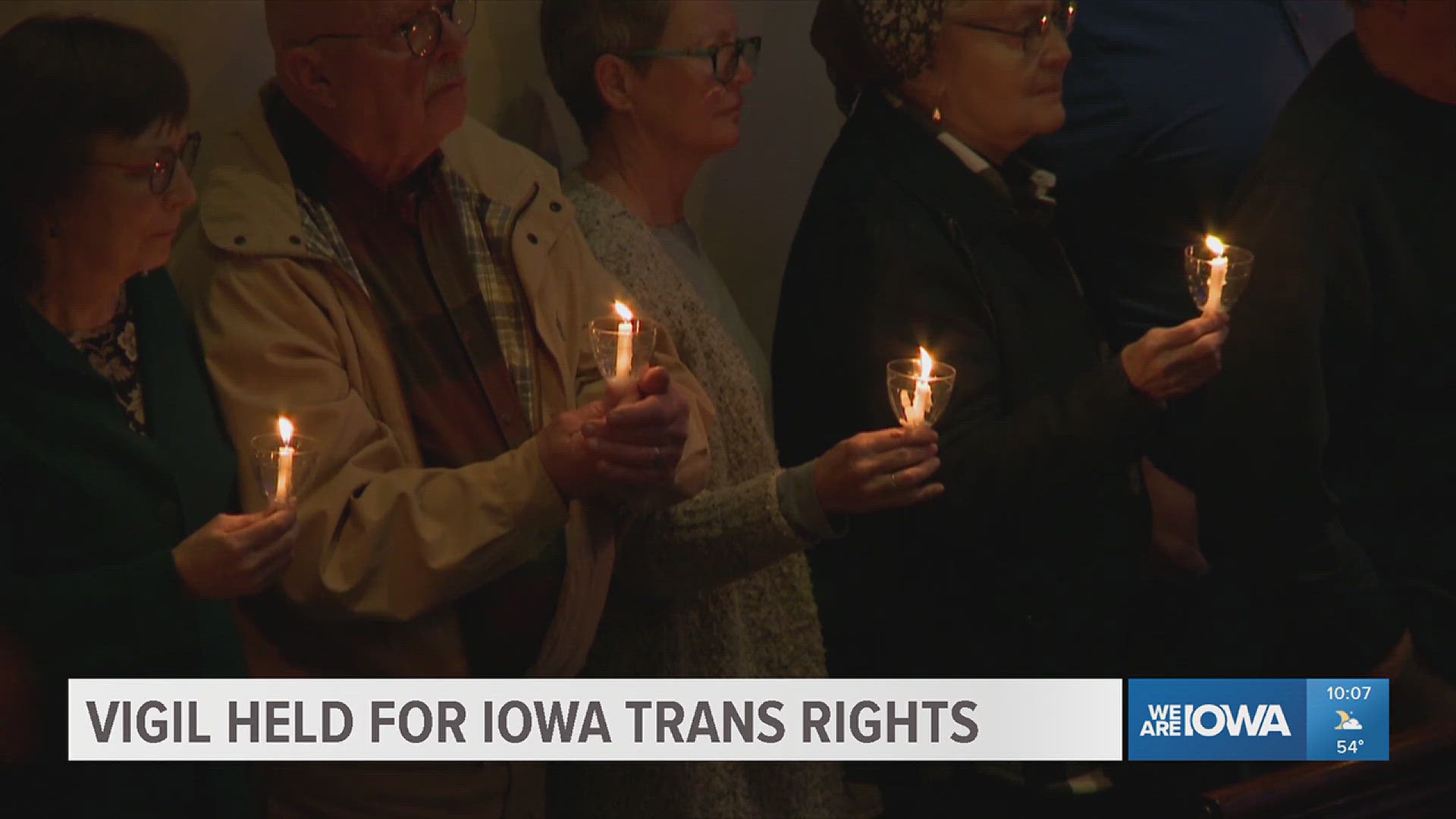 Rainbow Faith Alliance holds vigil for Iowa transgender rights ...