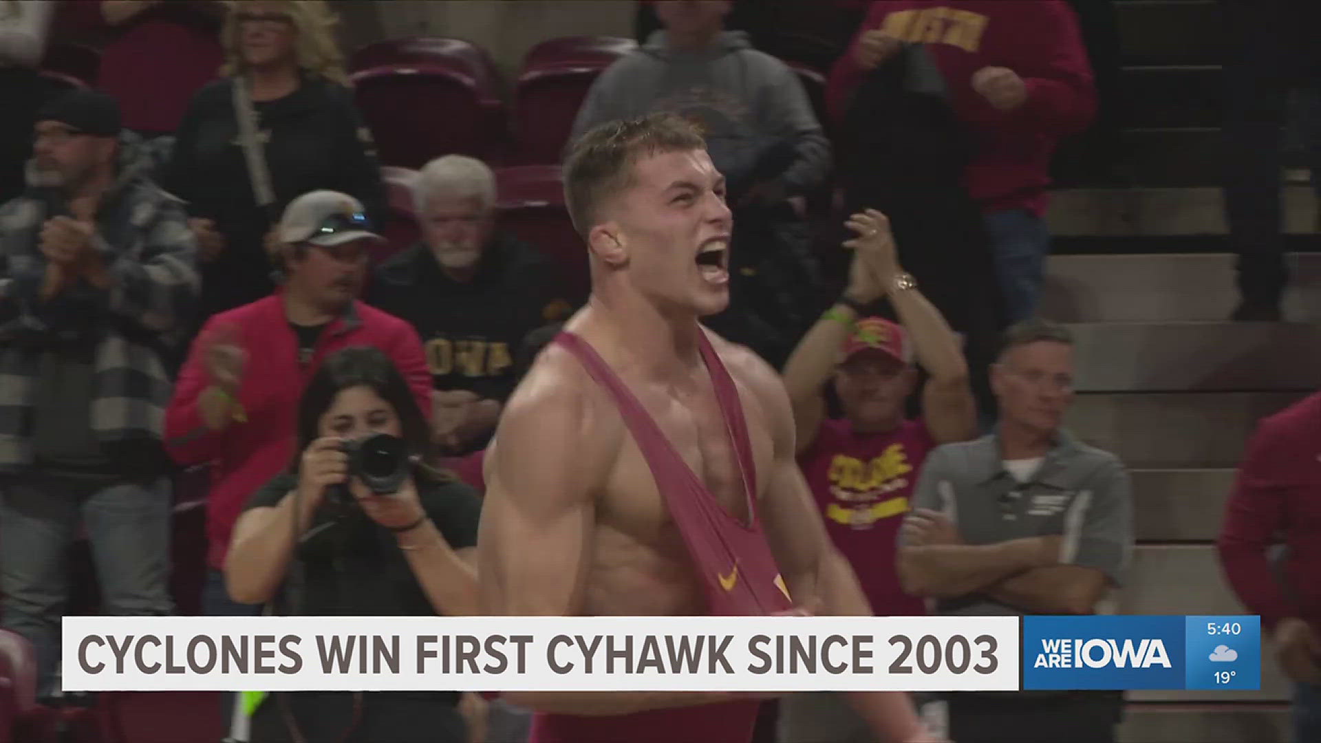 No. 6 Iowa State wrestling sees first win over No. 3 Iowa in 20 years ...