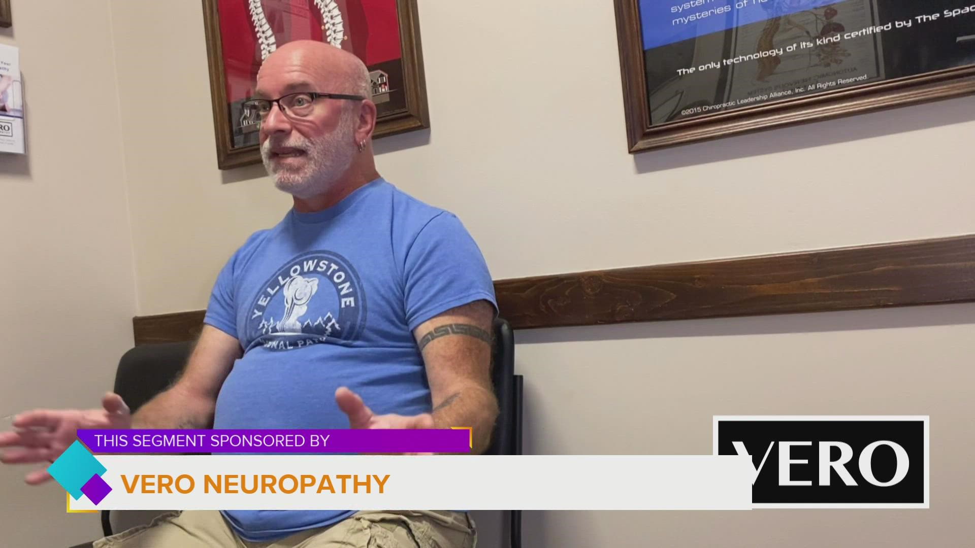 Vero Neuropathy patient says pain relief has Vero Neuropathy patient says pain relief has