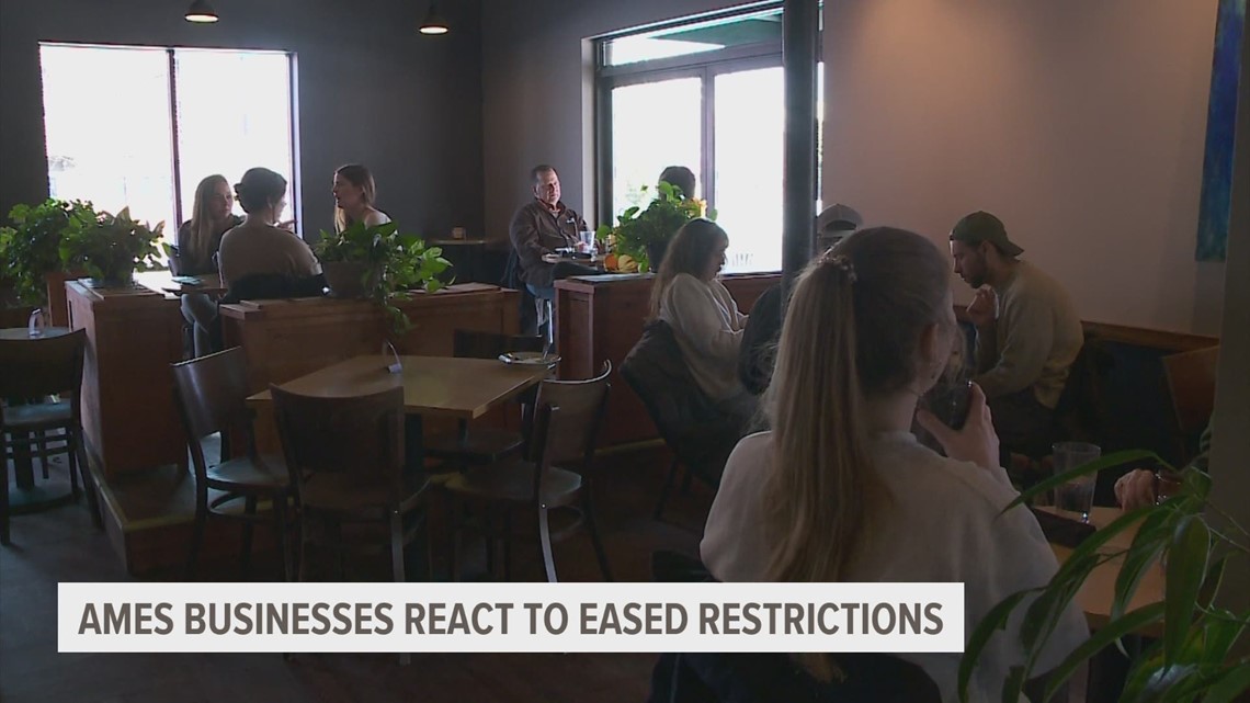 Ames businesses maintain safety protocols amid eased restrictions ...