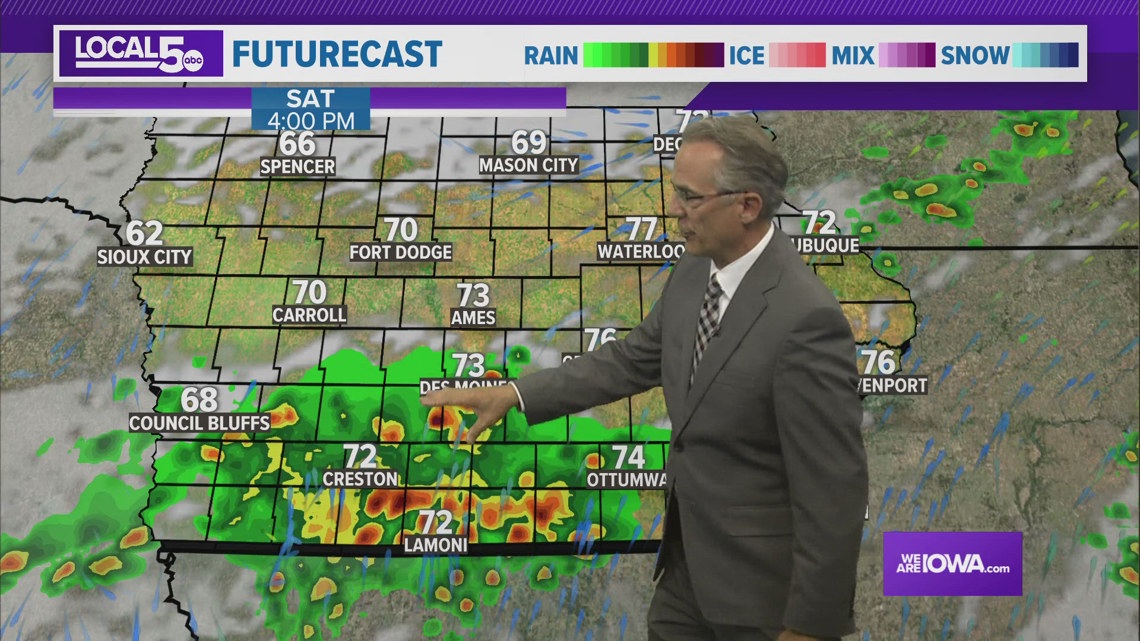 Des Moines, Iowa weather forecast and radar: We Are Iowa, WOI-TV ...