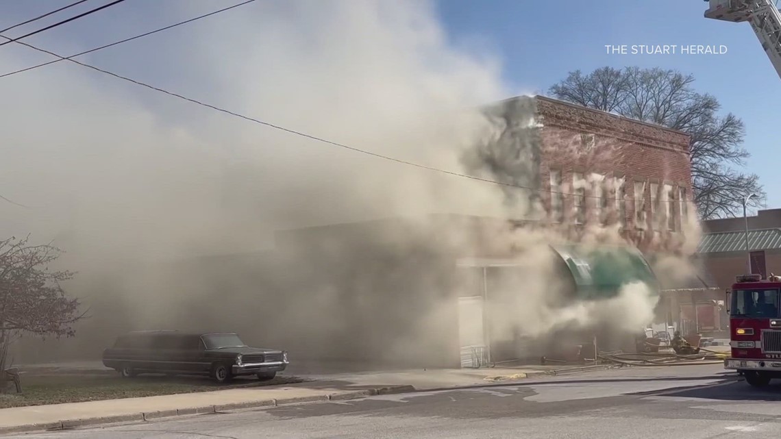 Part of Dexfield Diner is 'total loss' after fire, Stuart Fire ...