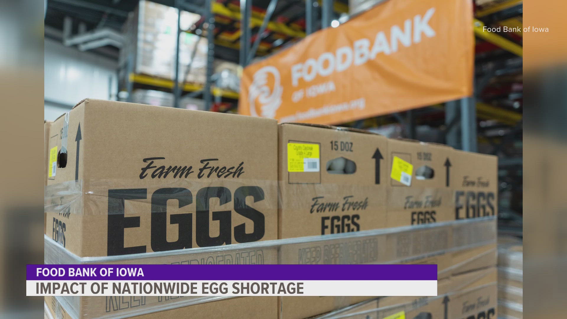 Food Bank of Iowa feeling effect of 'egg-flation' and nationwide ...