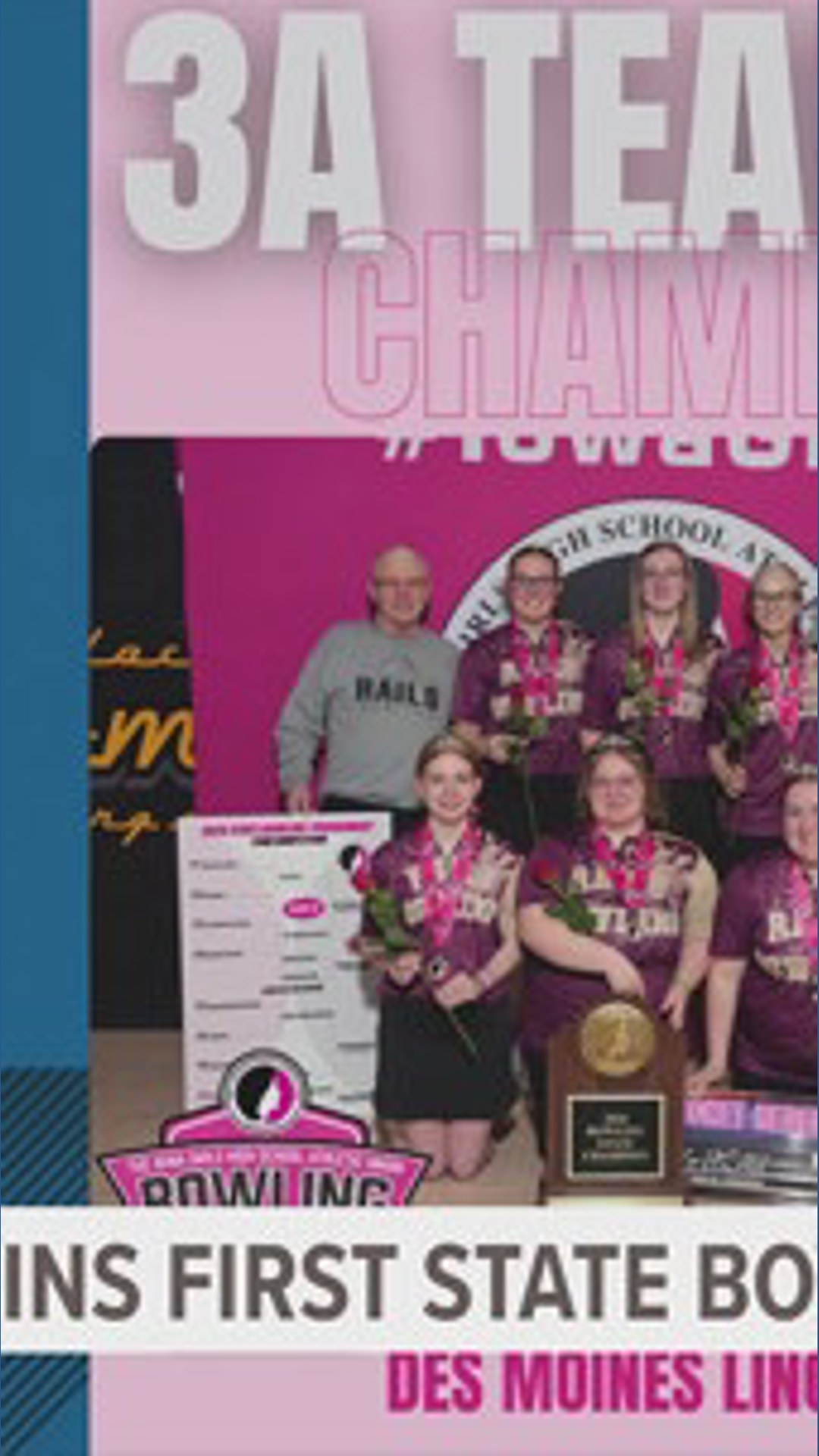 Des Moines Lincoln girls bowling team wins first-ever state title ...