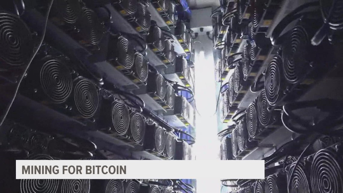 Inside a bitcoin mining facility in Grundy County | weareiowa.com