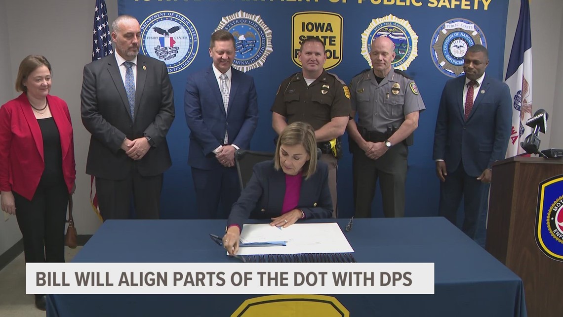 Iowa bill will align parts of DOT with DPS | weareiowa.com
