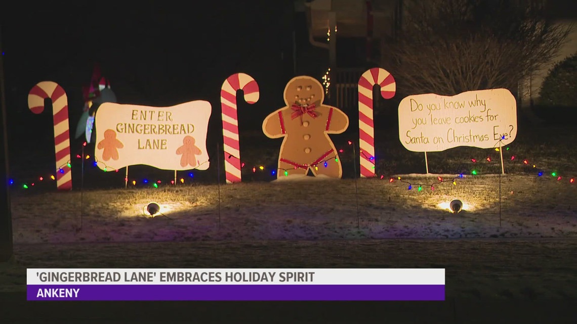 Gingerbread Lane in Ankeny embraces holiday spirit | weareiowa.com