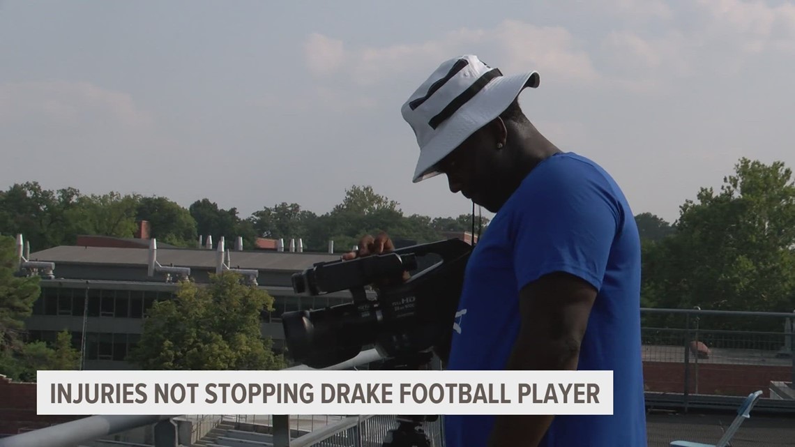 Drake football player Nolan Engmann crucial to team | weareiowa.com