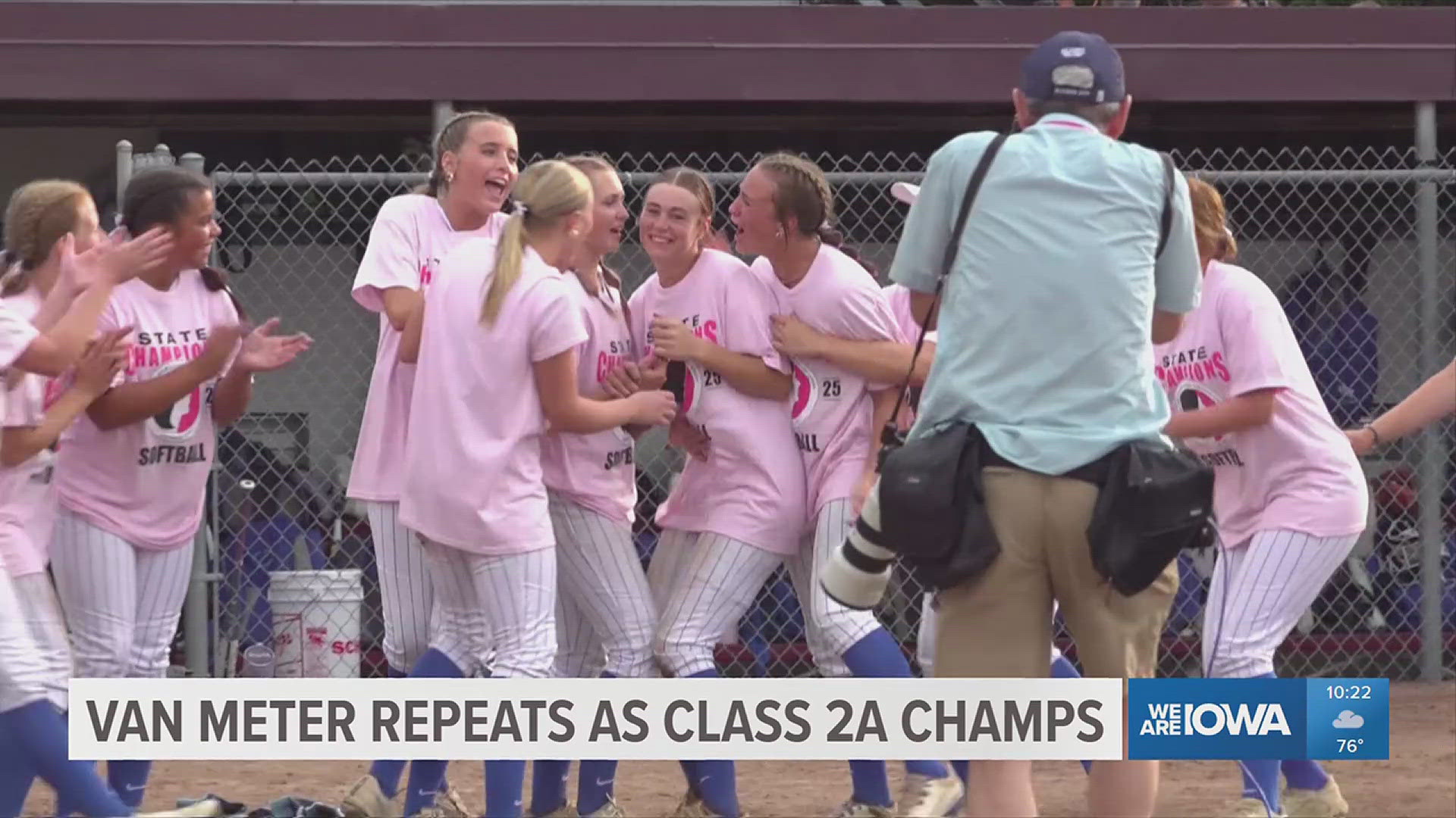 Van Meter repeats as state champions: Class 1A, 2A state softball ...