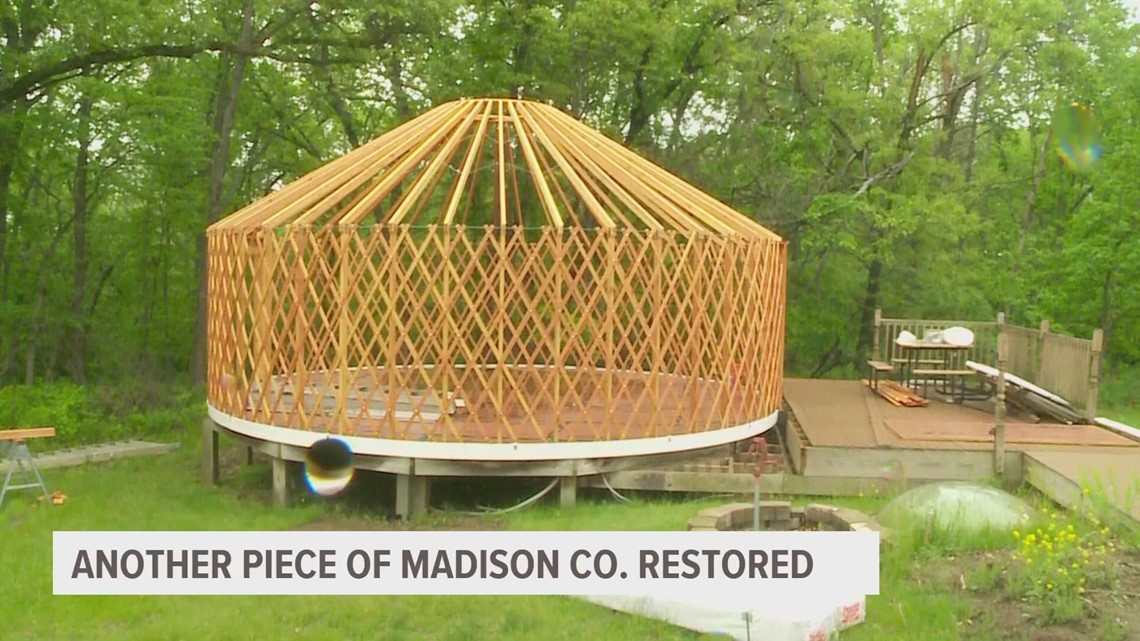 Madison County yurt cabins getting makeovers after being destroyed by ...