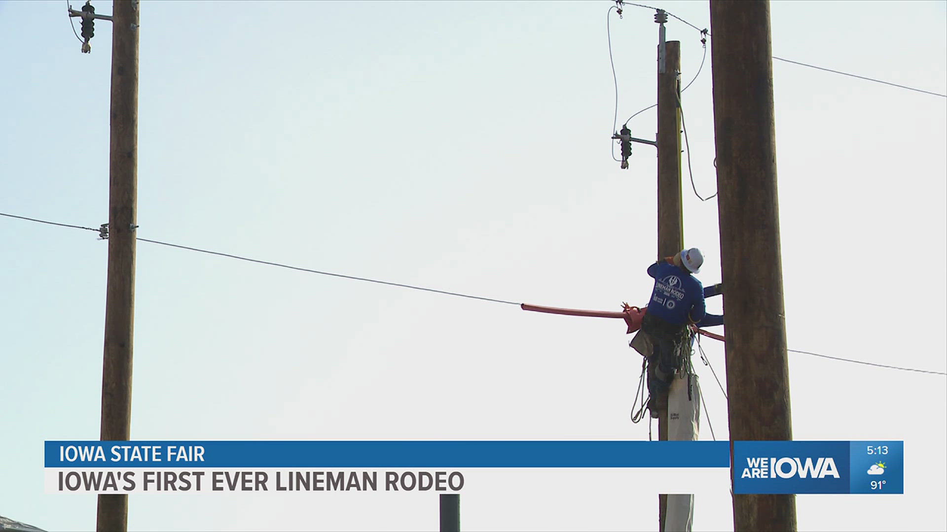Iowa's first ever Lineman Rodeo takes place at Iowa State Fair ...