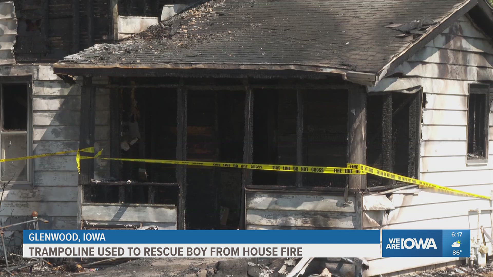 Construction workers use trampoline to rescue northeast Iowa child from ...