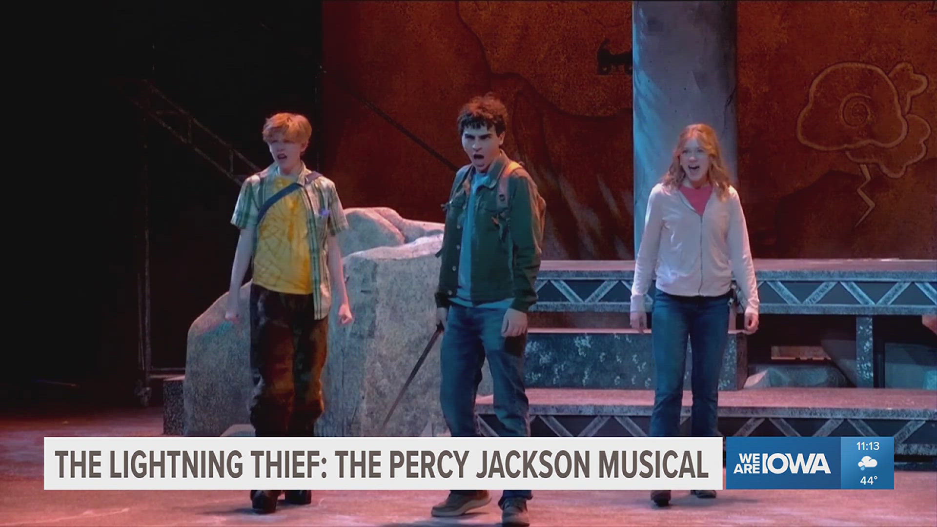 'The Lightning Thief: The Percy Jackson Musical' premieres at the Des ...
