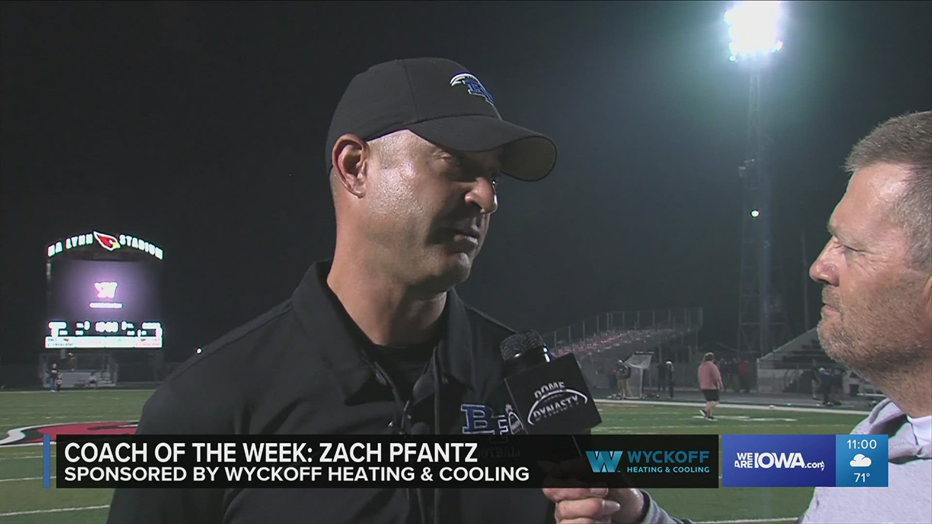 Wyckoff Heating & Cooling Coach of the Week: Zach Pfantz, Bondurant ...