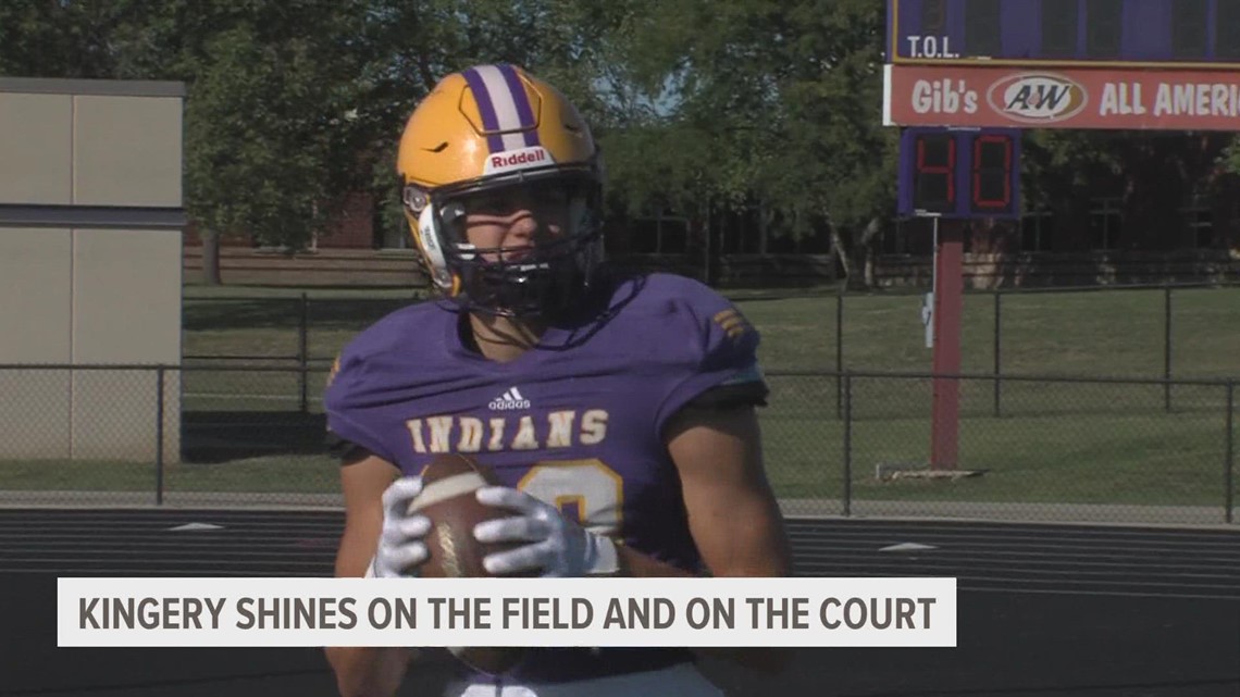 Indianola athlete wins big in both football and basketball | weareiowa.com