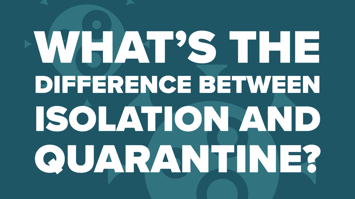 Understanding the difference between isolation and quarantine ...