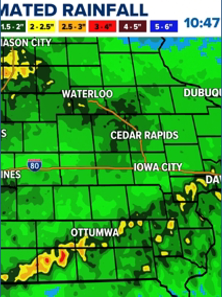 Here's how much rain has fallen in central Iowa | weareiowa.com