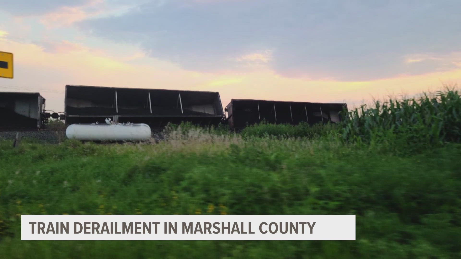 Cleanup underway after train derailment in Marshall County | weareiowa.com