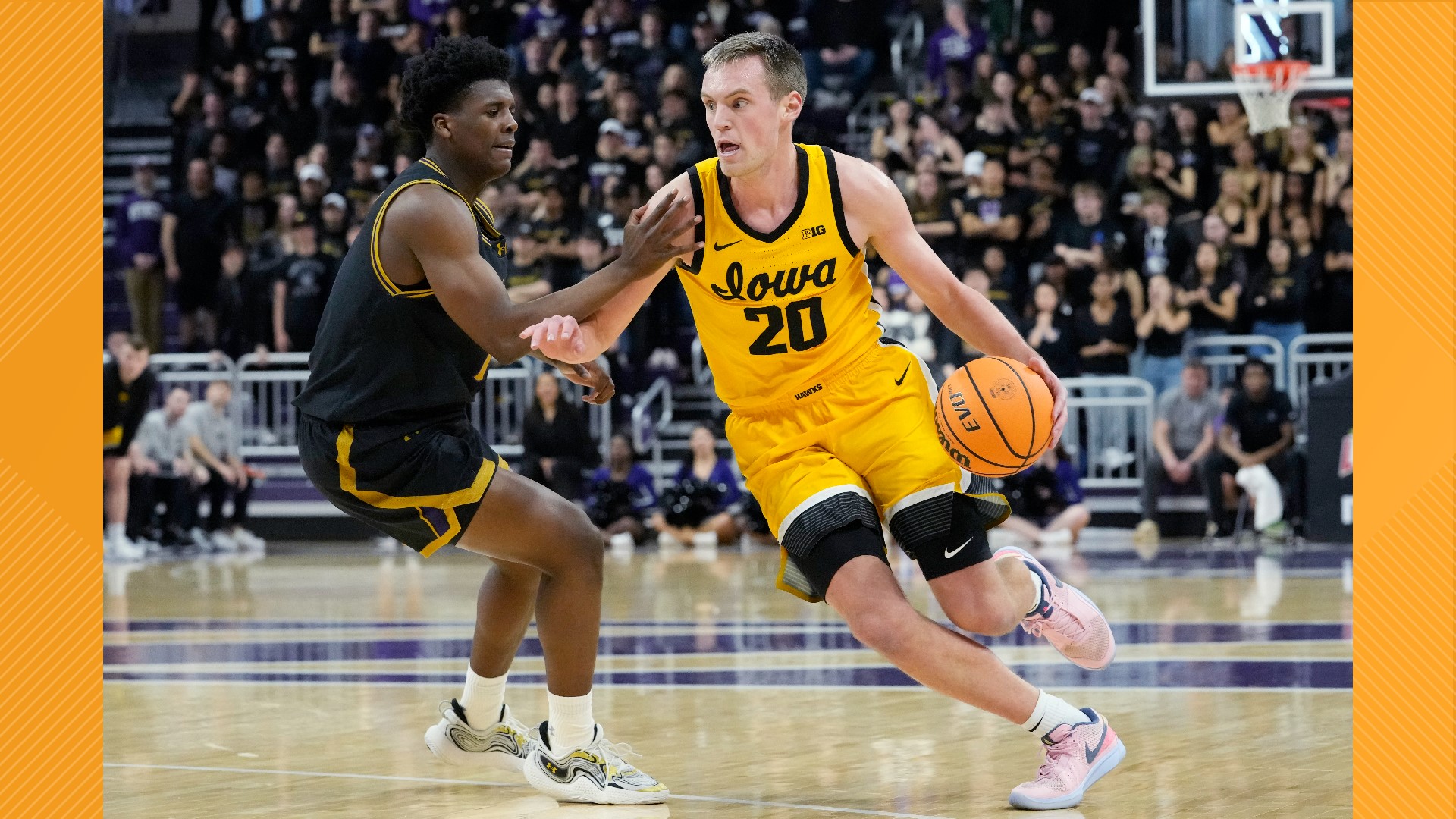 Payton Sandfort leads Iowa with 24 points in 95-88 win over Utah ...