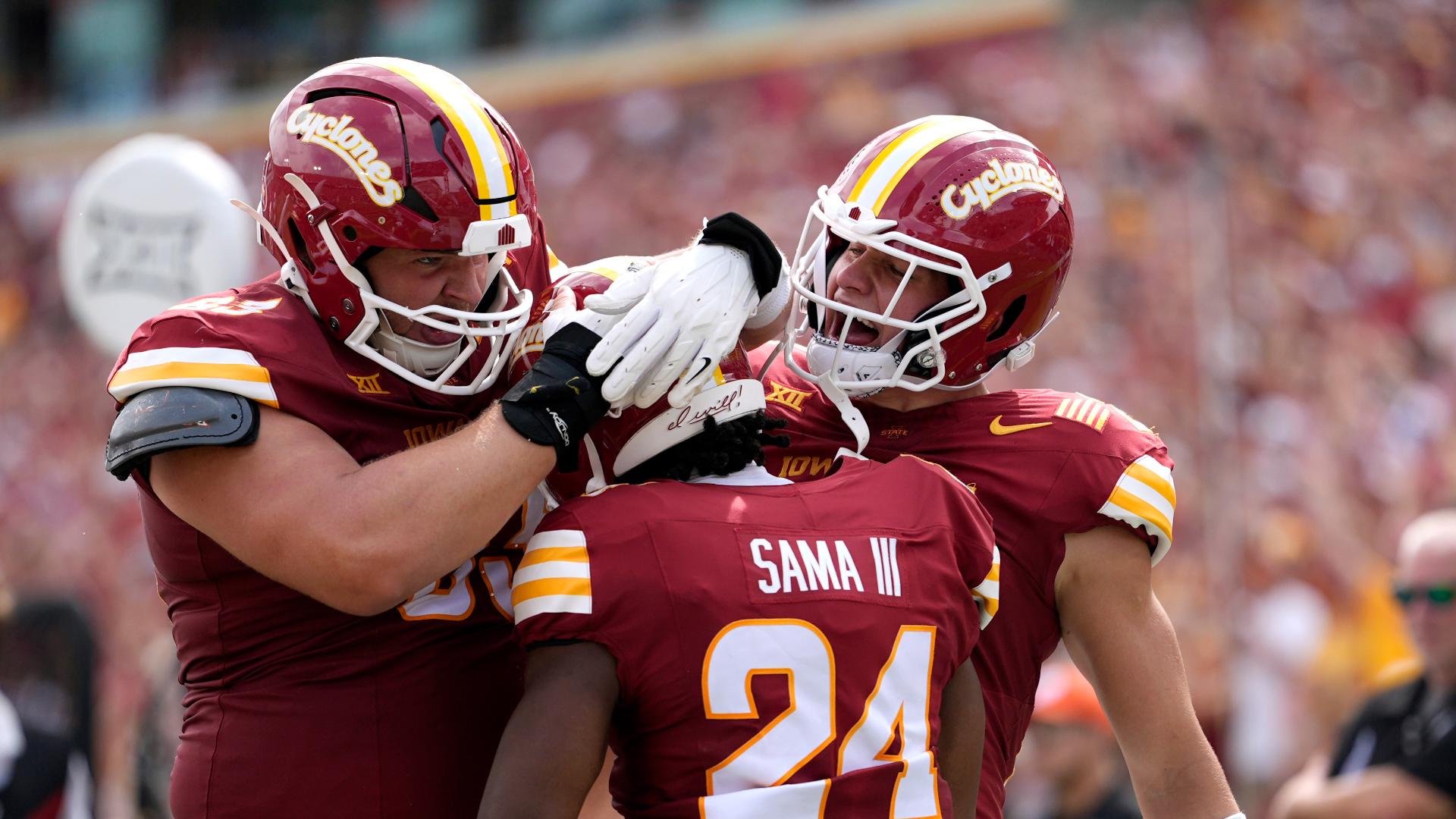 Iowa State breaks records in 55-7 opening win over South Dakota | wqad.com