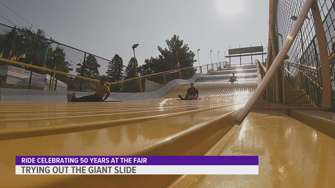 Giant Slide celebrates 50th year at the Iowa State Fair | weareiowa.com