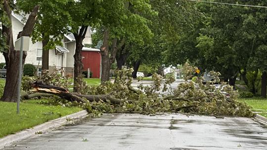 Thursday morning storms | Local agencies share damage reports ...