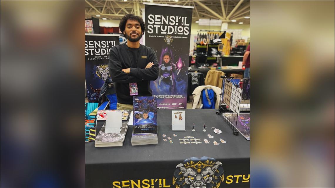 Meet Iowa's first Black comic book publisher: Basi Affia with Sensi’il Studios | weareiowa.com