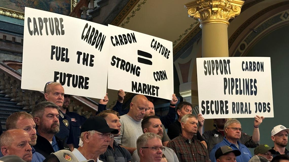 Iowa Senate passes bill which would limit CO2 pipeline permits ...