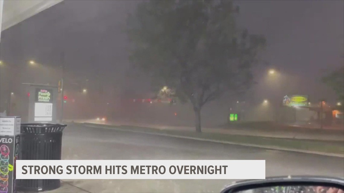 Powerful, overnight storms hit central Iowa | weareiowa.com