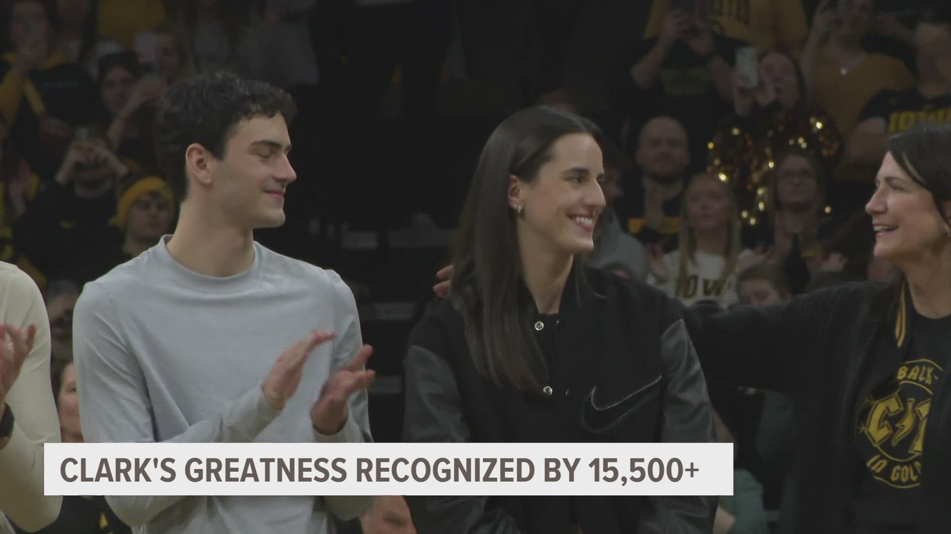 Iowa honors Caitlin Clark by retiring her No. 22 jersey | weareiowa.com