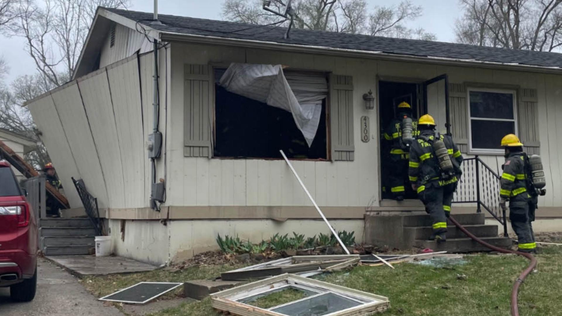 House explosion rocks southside Des Moines, no injuries reported ...