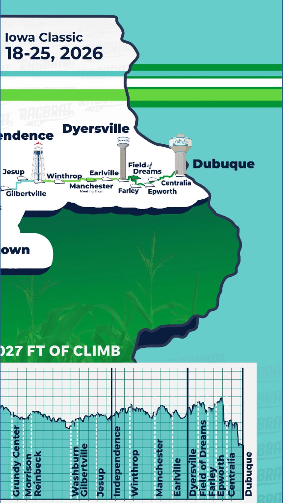 RAGBRAI officials reveal full route for 2026 ride | wqad.com