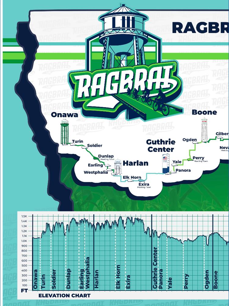 RAGBRAI officials reveal full route for 2026 ride | wqad.com
