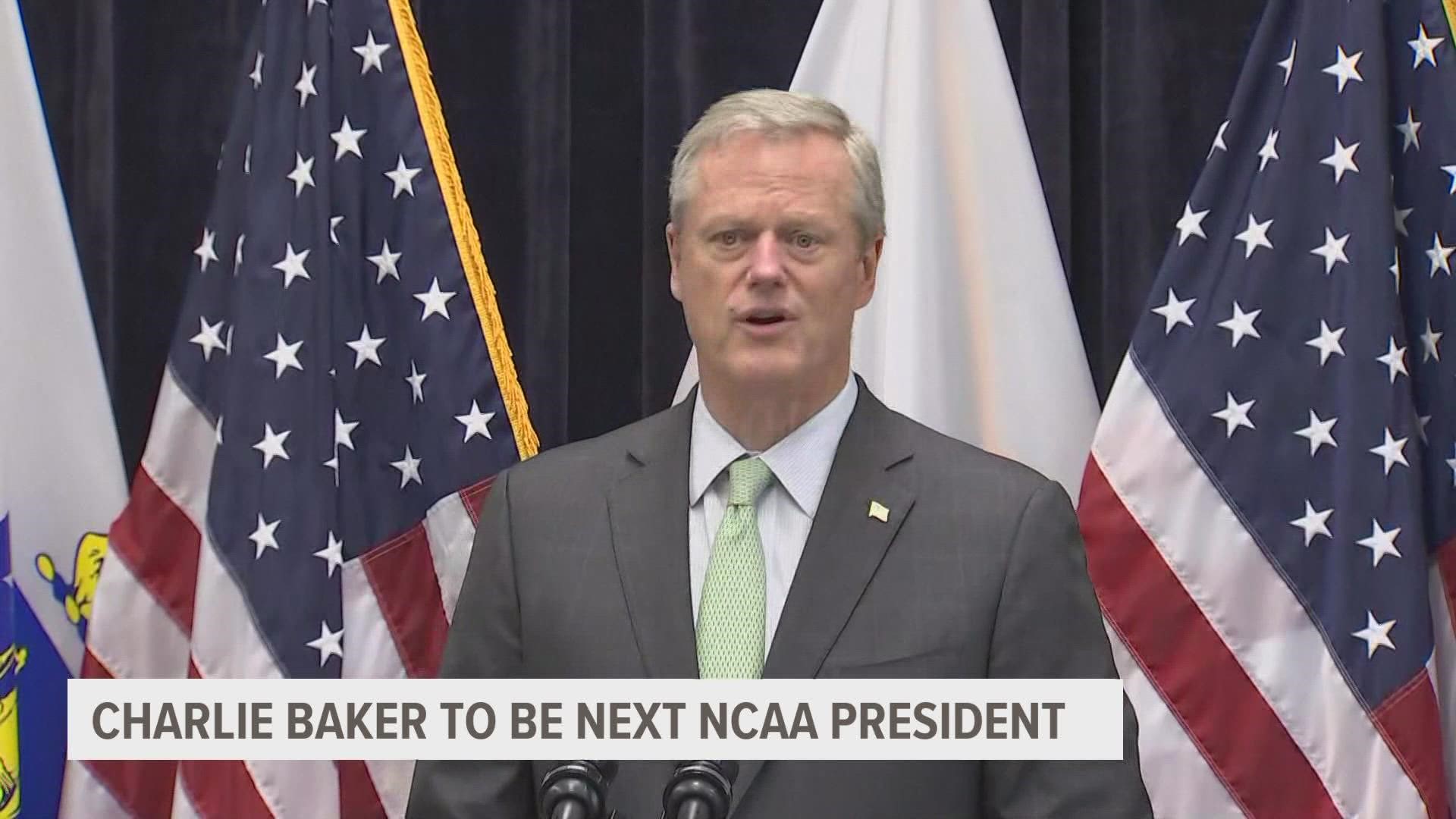 Massachusetts Gov. Charlie Baker to be next NCAA president | weareiowa.com