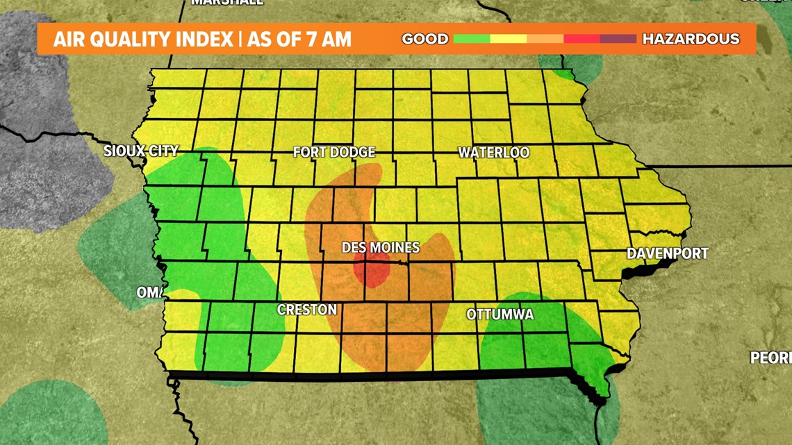 Why is the air smoky in Des Moines on May 24, 2023? | weareiowa.com