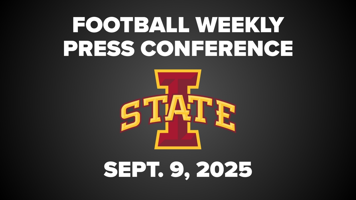 Iowa State football coaches host weekly press conference | Sept. 9 ...