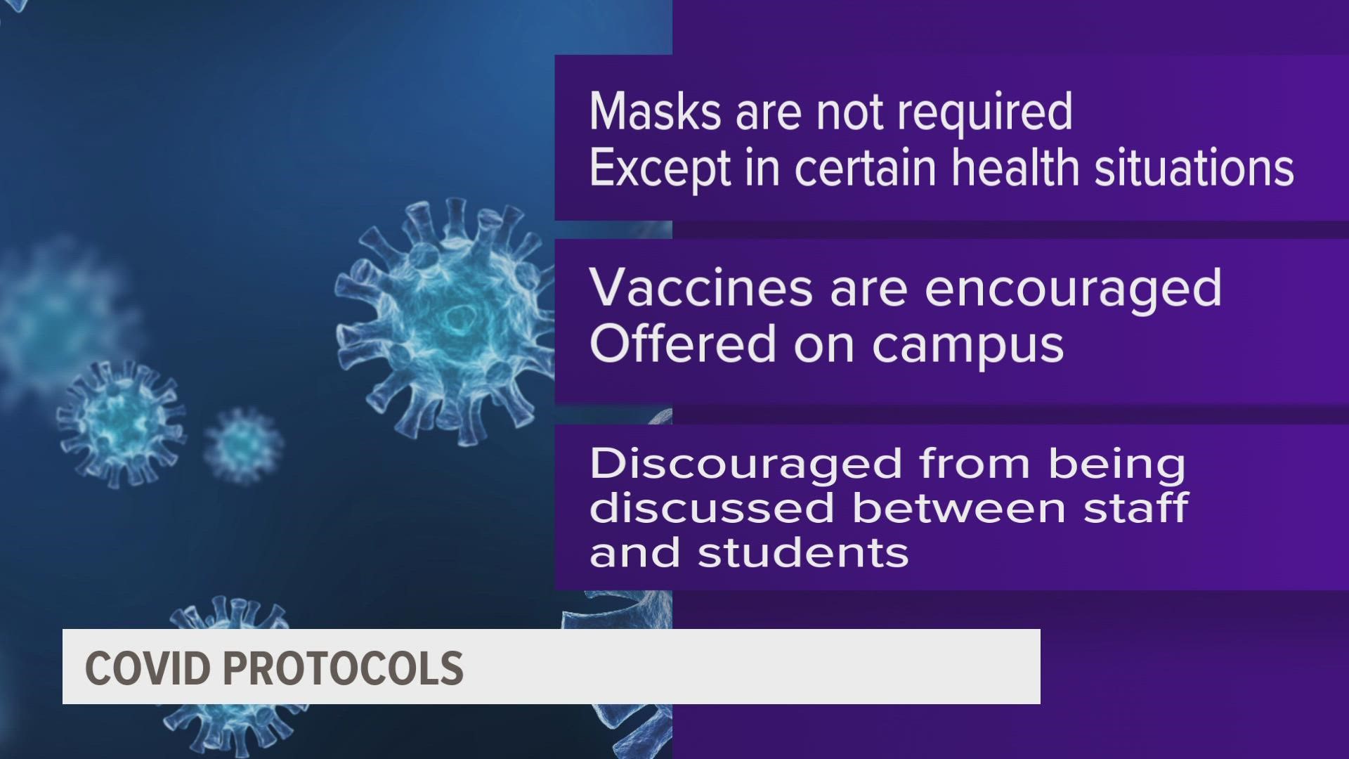 Public university students back to class with mask, vaccine ...