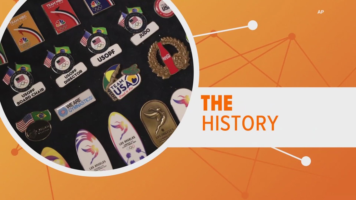 Here's the history of pins at the Olympic Games | weareiowa.com