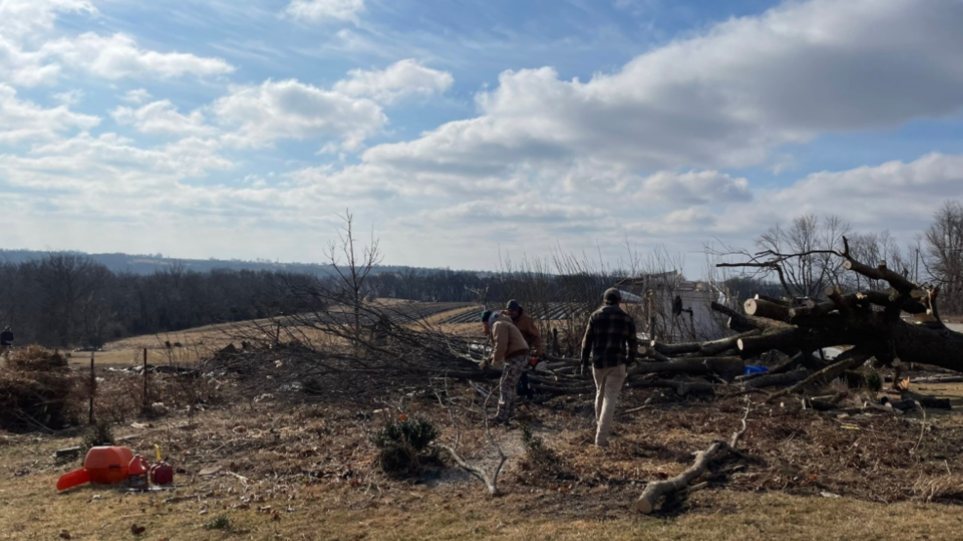 Iowa tornado damage: PepperHarrow Farm, Winterset, Madison County ...
