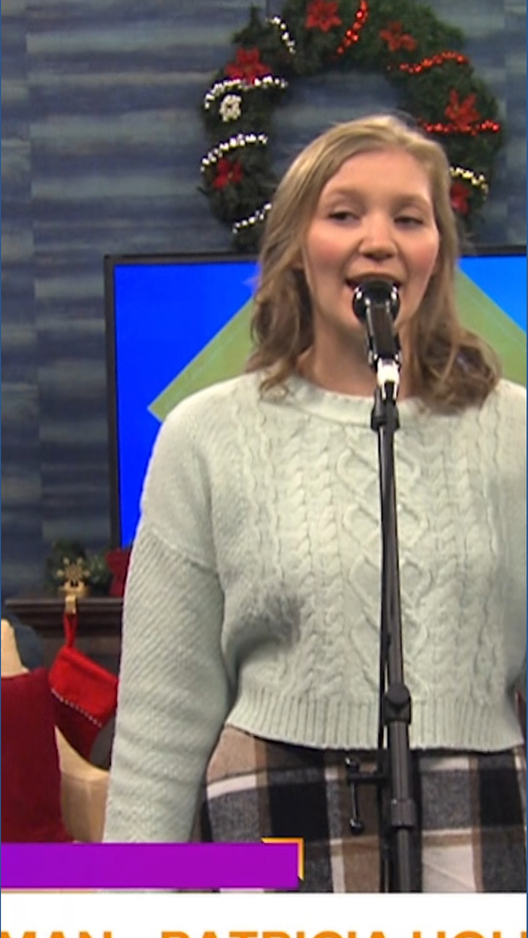 Local Singer Songwriter Patricia Holly performs her new holiday ...