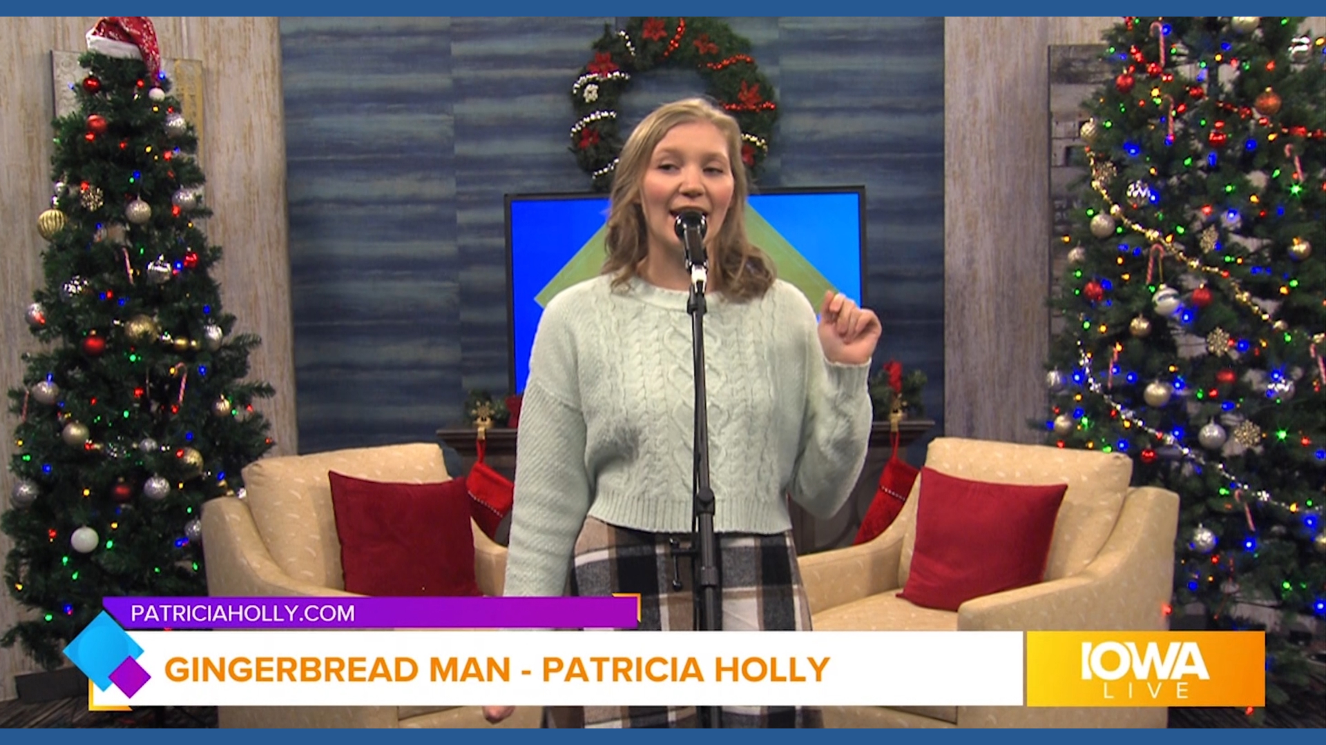 Local Singer Songwriter Patricia Holly performs her new holiday ...
