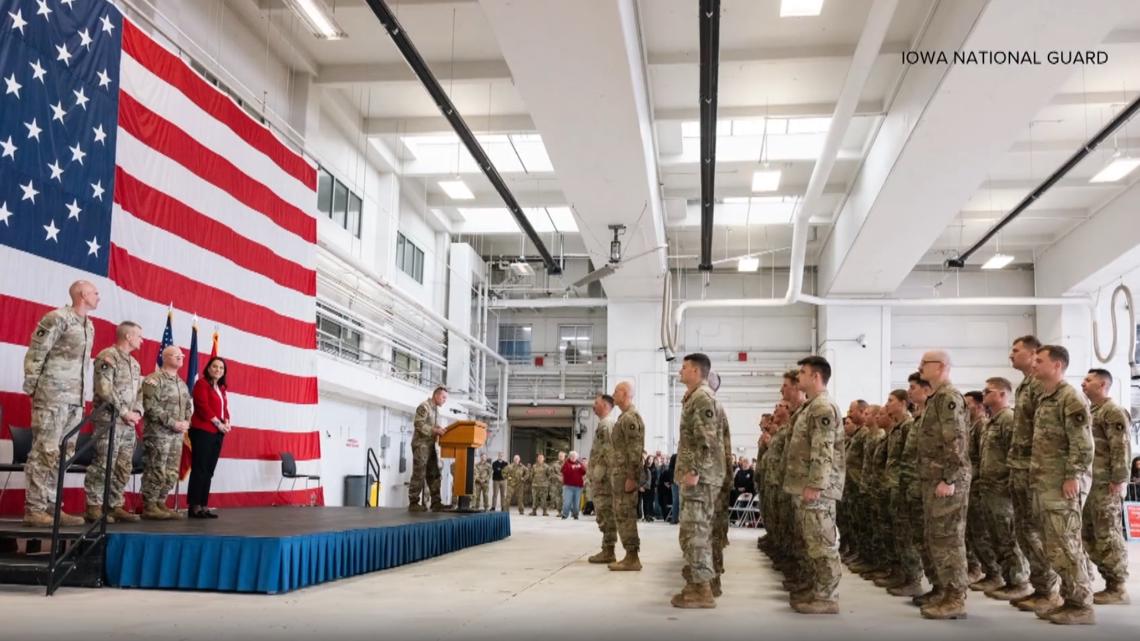 More Iowa National Guard troops return from Middle East deployment ...