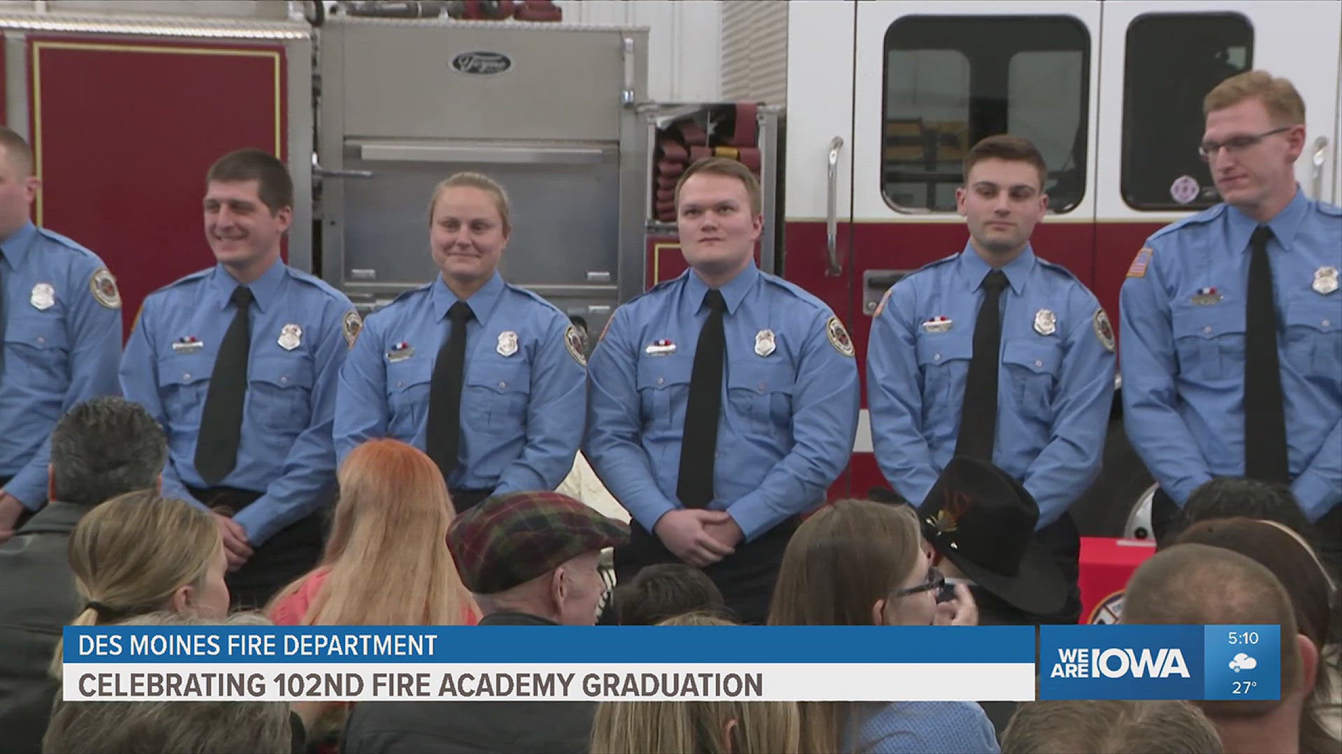 Des Moines Fire Department celebrates 102nd fire academy graduation ...