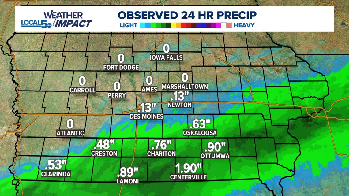 Iowa rain totals: Here's how much rain Centerville, Corydon received ...