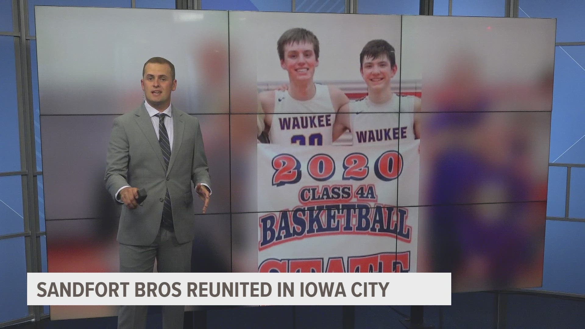 Sandfort brothers reunited in Iowa City | weareiowa.com